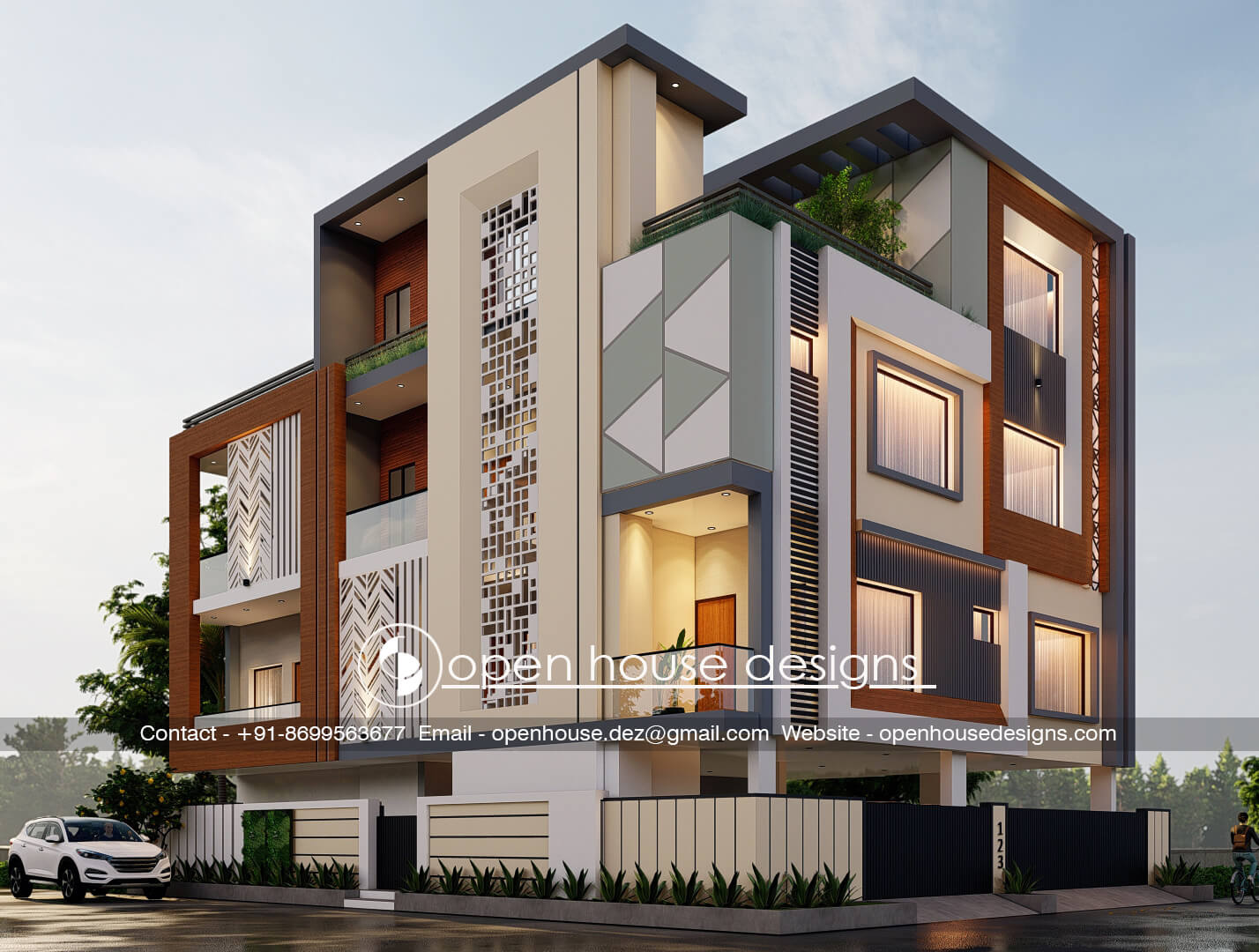 Residential Contemporary Facade Design