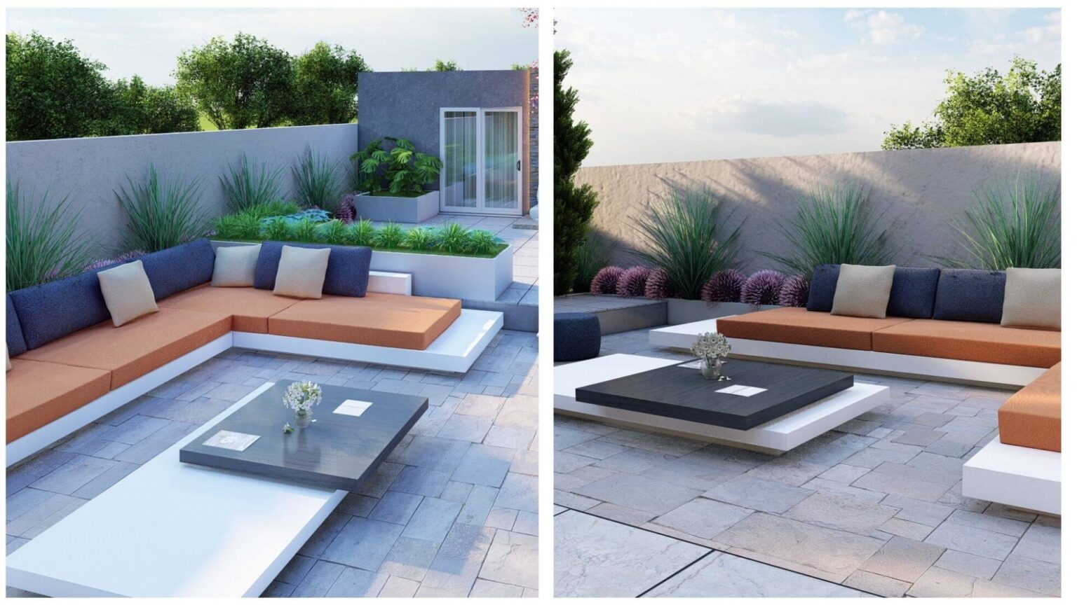 Backyard Outdoor Seating Design - OpenHouseDesigns