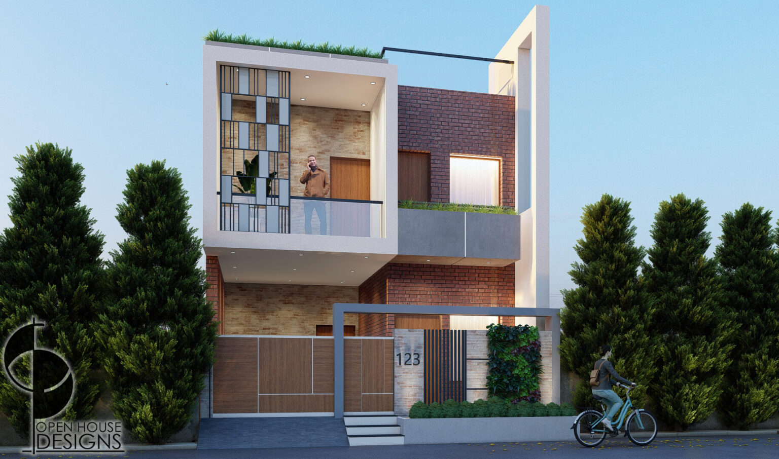 Modern Elevation Design Project By Open House Designs