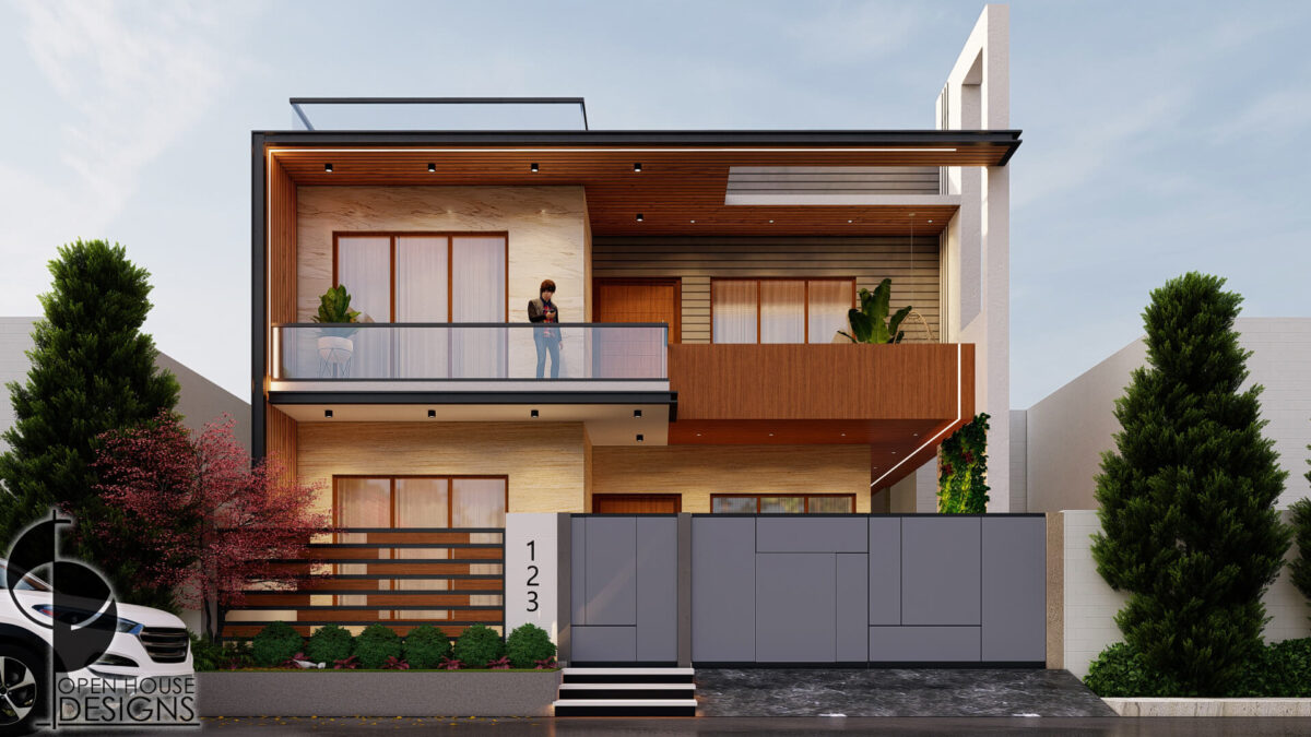 20 Eccentric Facade Design Ideas of Residence - OpenHouseDesigns