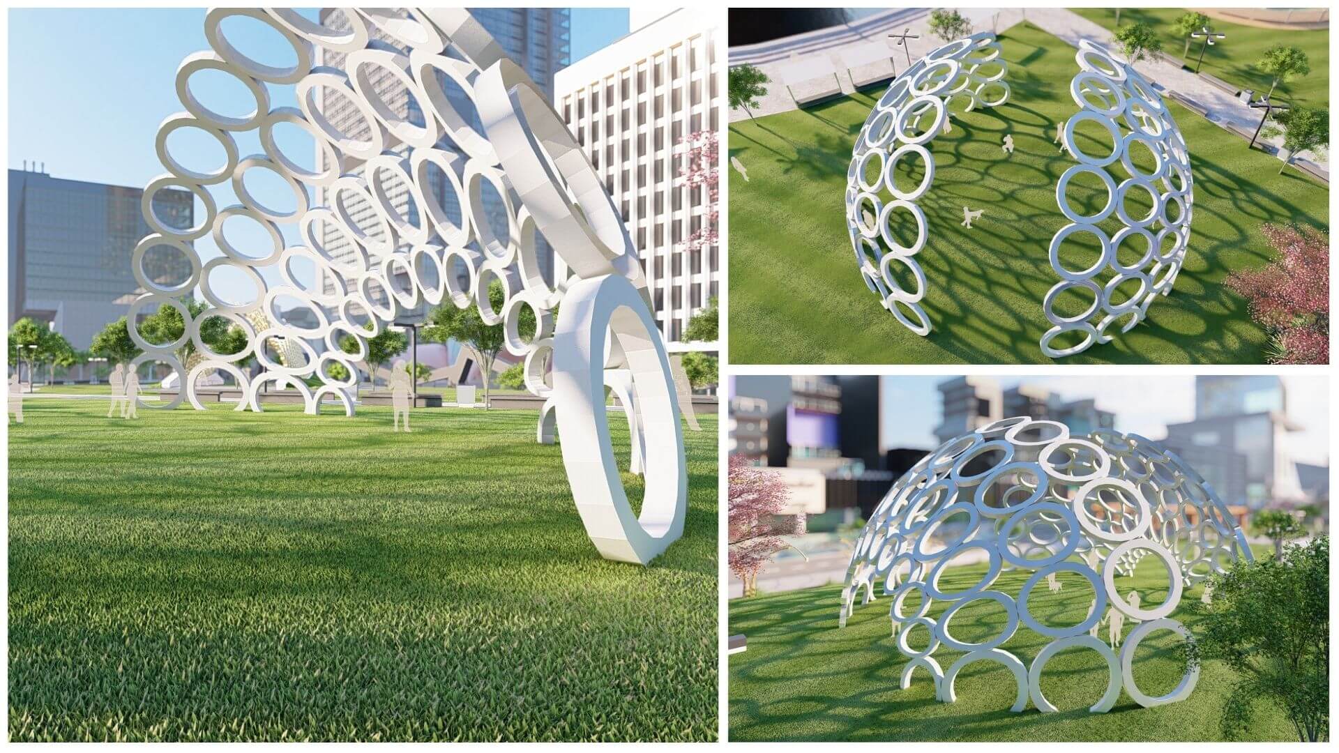 Dome Parametric Installation - Concept Designs - OpenHouseDesigns