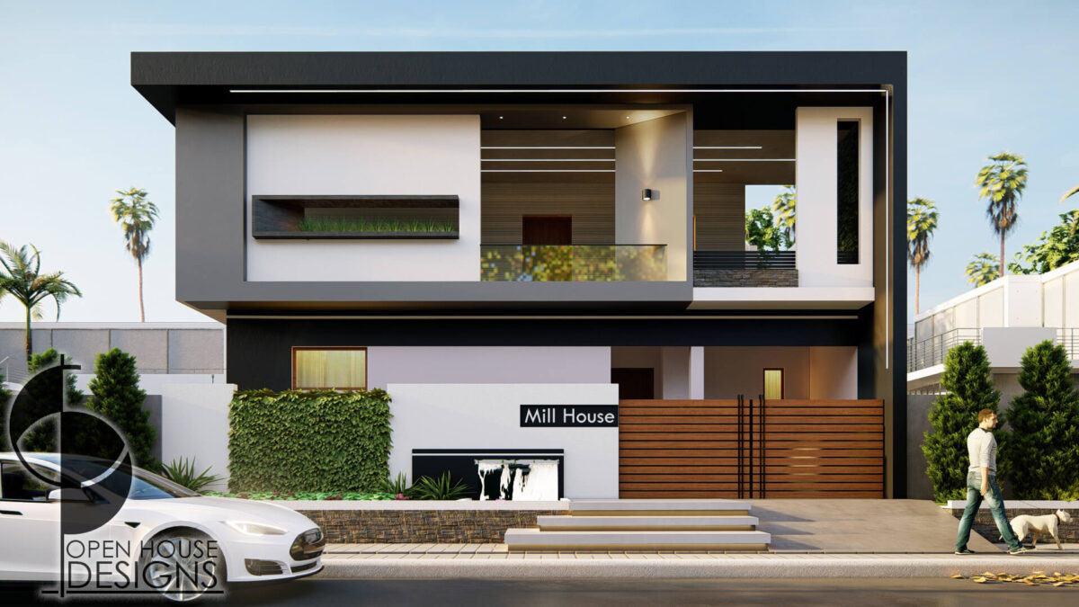 15 Elevation Design with Modern Elements - OpenHouseDesigns