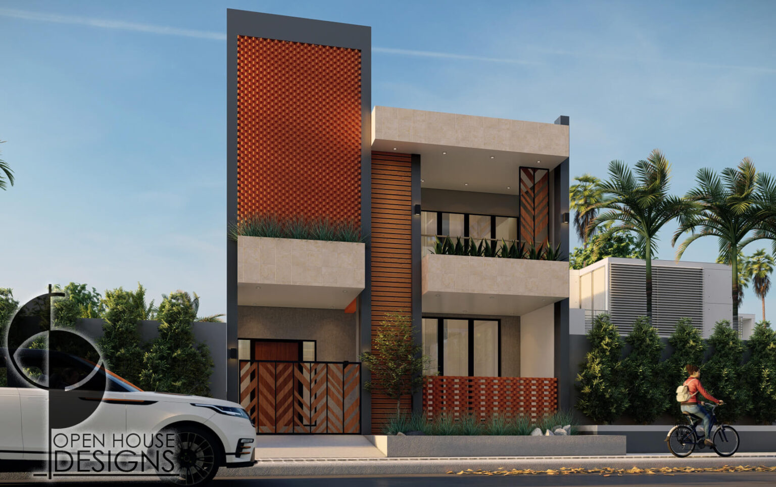 14 Modern Elevation Design Ideas For Residences - OpenHouseDesigns