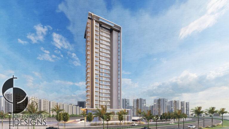 High Rise Commercial Building Design by Open House Designs