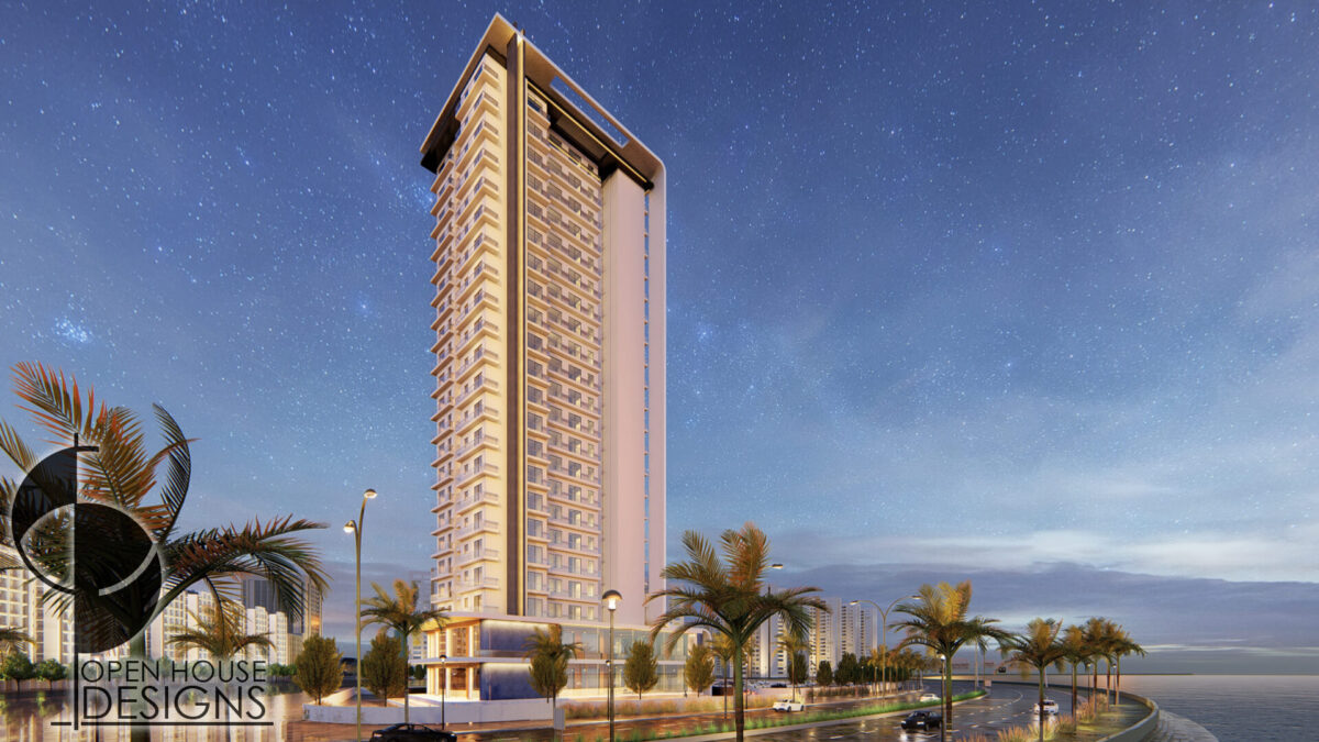 High Rise Commercial Building Design by Open House Designs