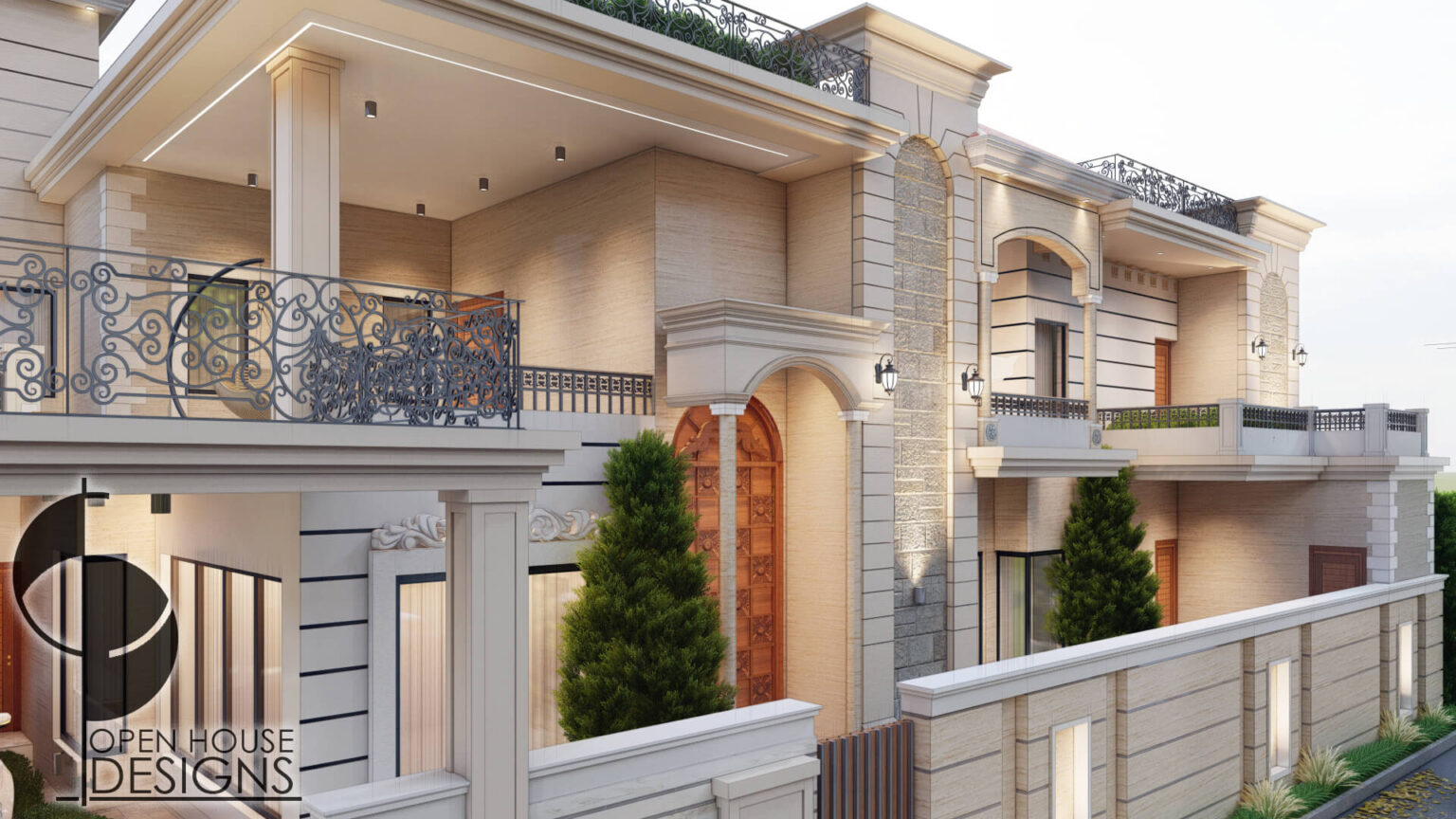 Classical Elevation Designs by Open House Designs - OpenHouseDesigns