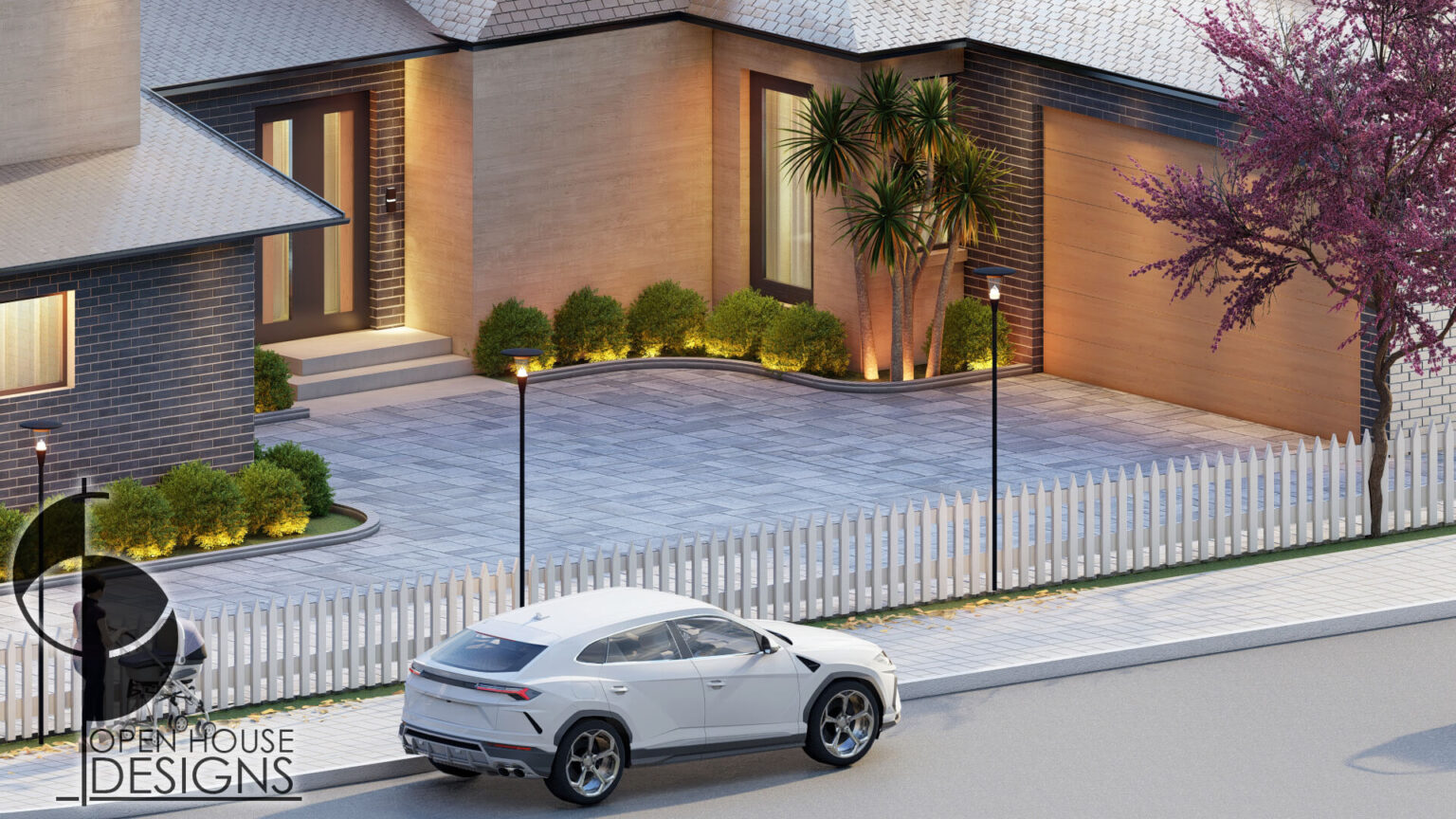 Town House Design By Open House Designs - OpenHouseDesigns