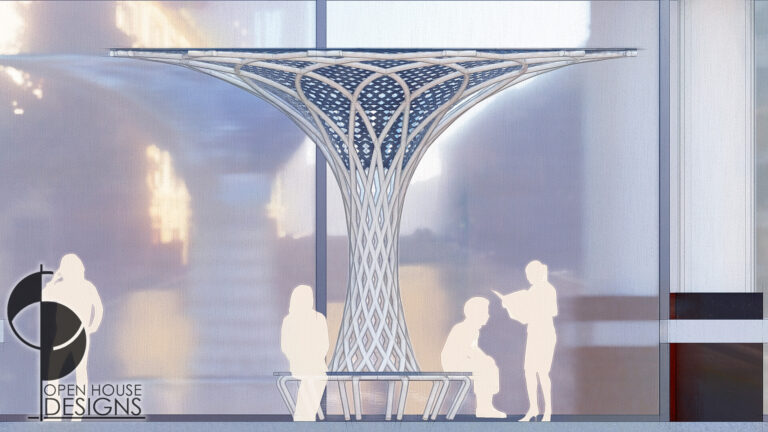 Parametric Seating in the city center - OpenHouseDesigns