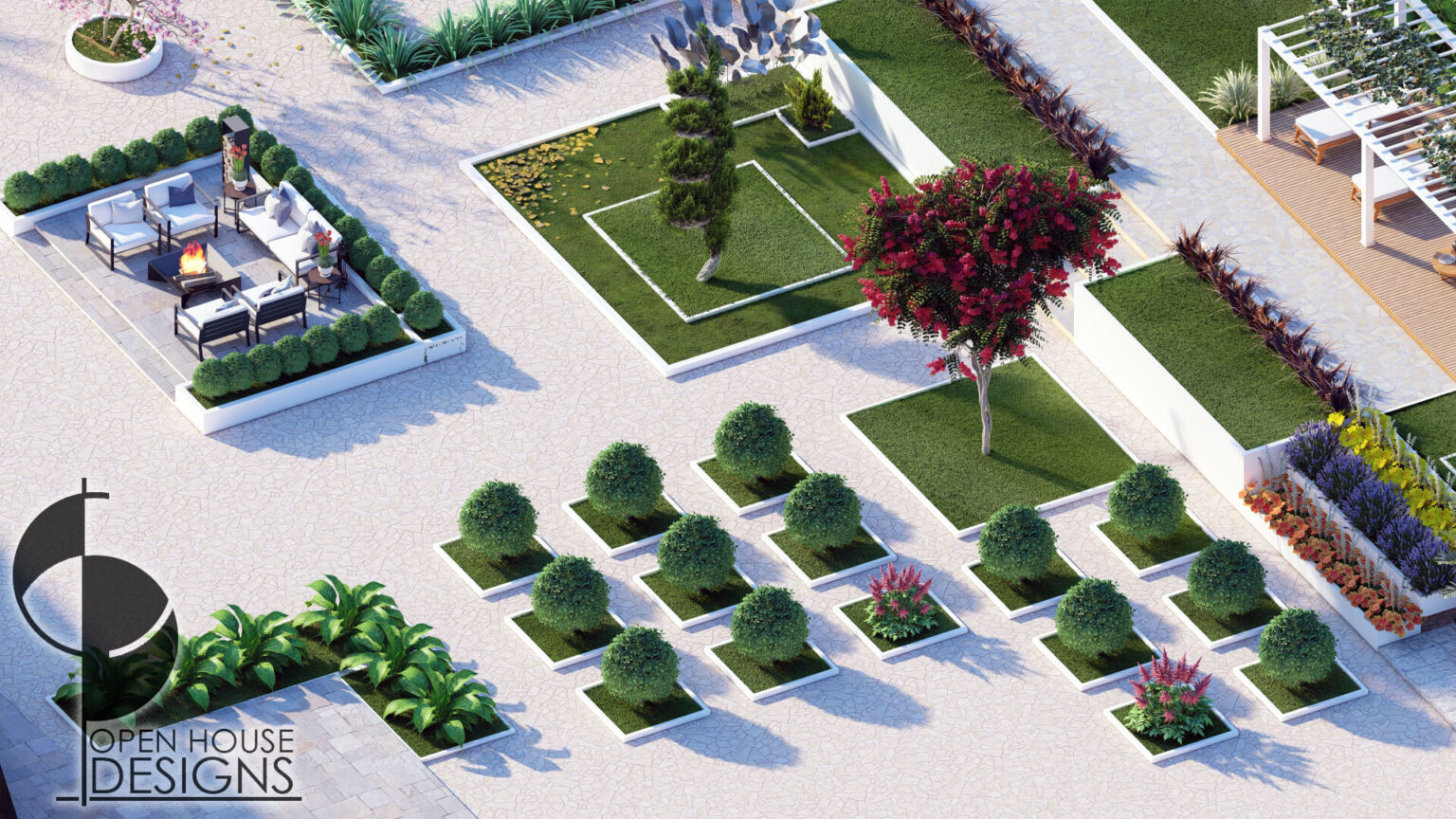 10+ Landscape Designs Ideas For Front of House - OpenHouseDesigns