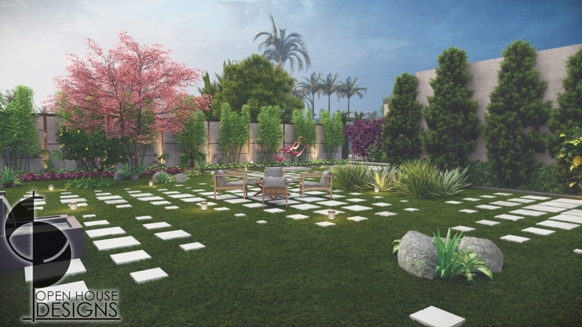 Backyard Landscape Design Ideas by Open House Designs