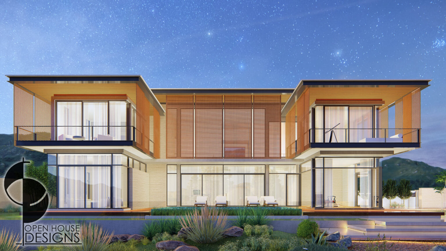 Contemporary Luxury Villa with Stunning landscape - OpenHouseDesigns