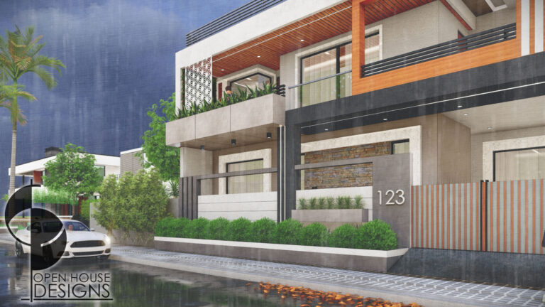 Stunning Modern Exterior Elevation Project Design - OpenHouseDesigns