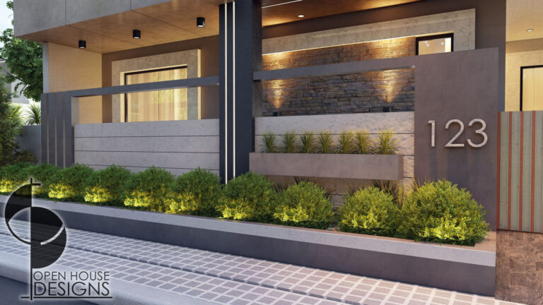 Stunning Modern Exterior Elevation Project Design - OpenHouseDesigns