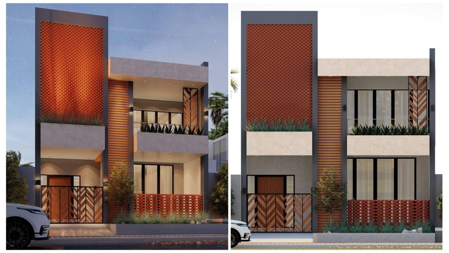 Façade Design by Open House Designs - OpenHouseDesigns