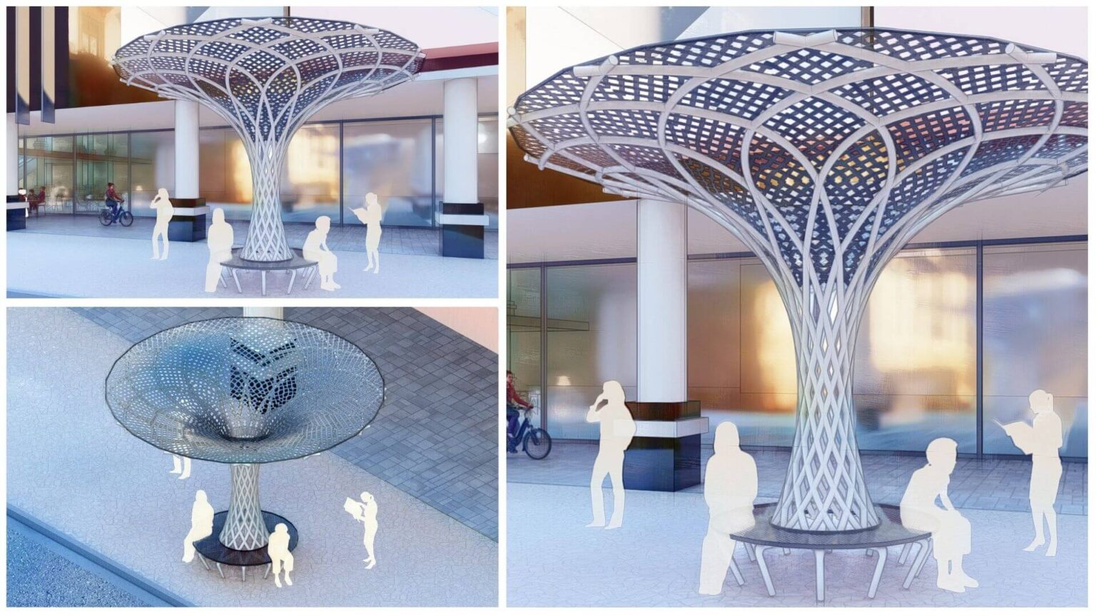 Parametric Seating in the city center - OpenHouseDesigns