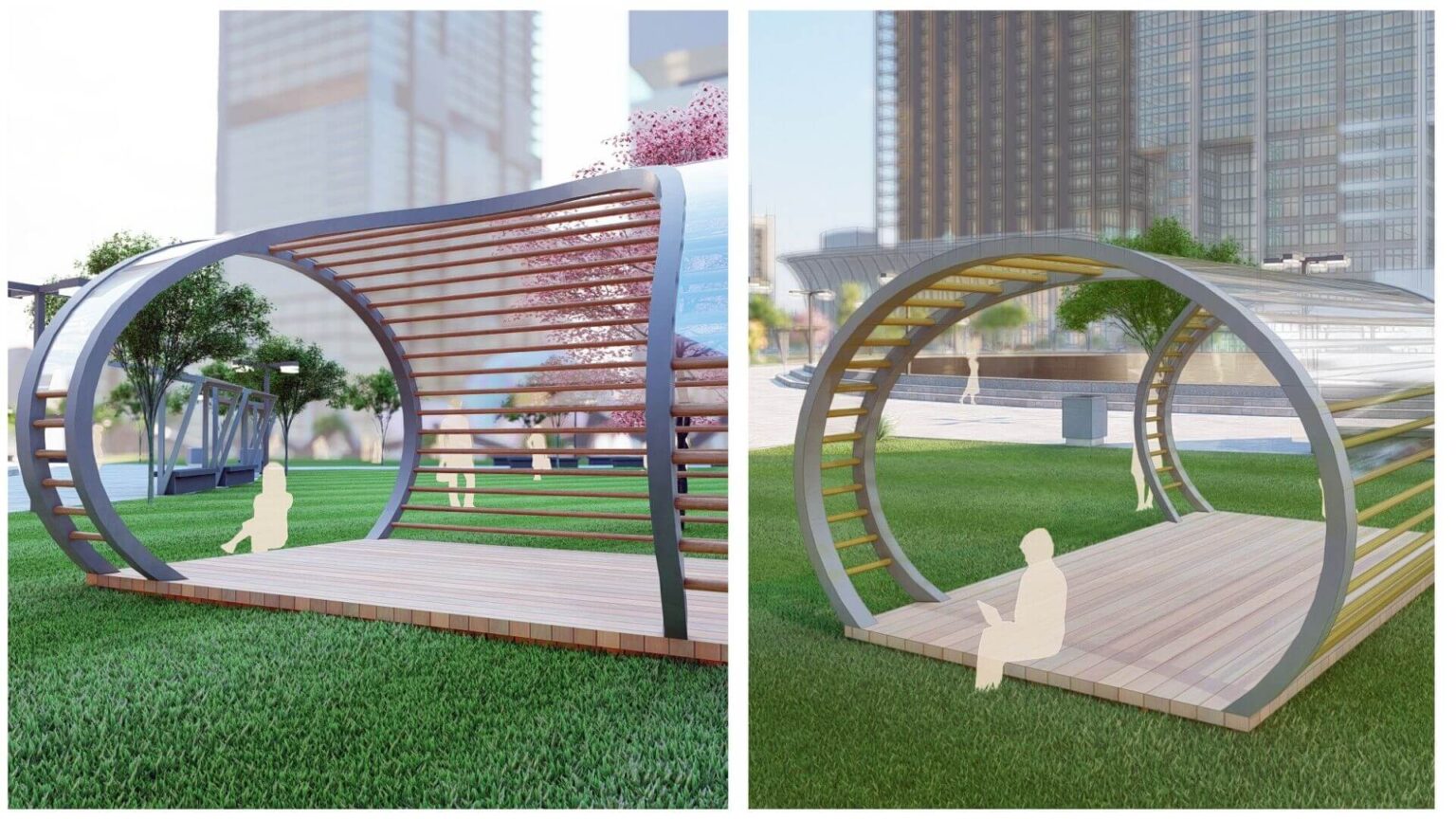 Kiosk Design acts as a multifunctional space - OpenHouseDesigns