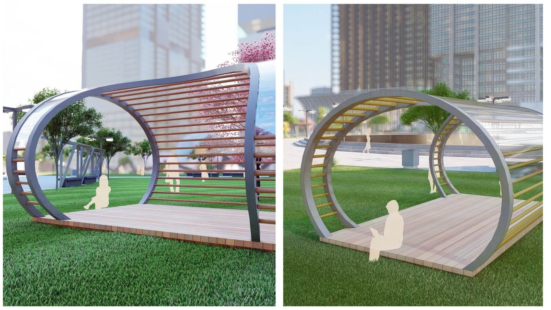 Kiosk Design acts as a multifunctional space - OpenHouseDesigns