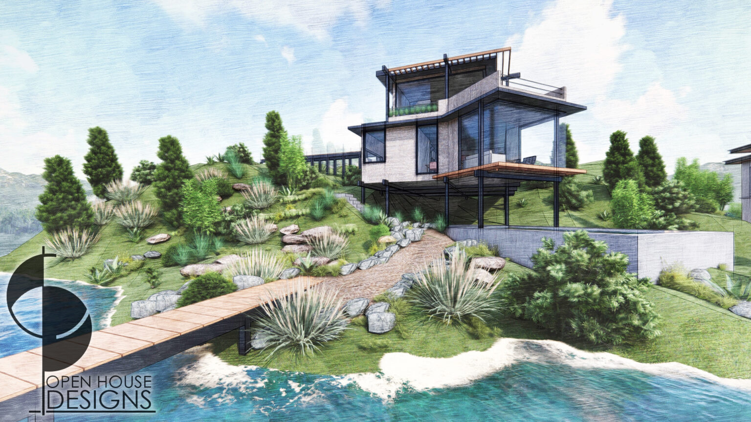 15+ Striking Elevation Designs By Open House Design - OpenHouseDesigns