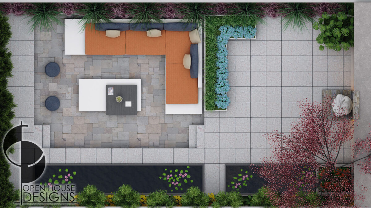 Backyard Outdoor Seating Design - OpenHouseDesigns