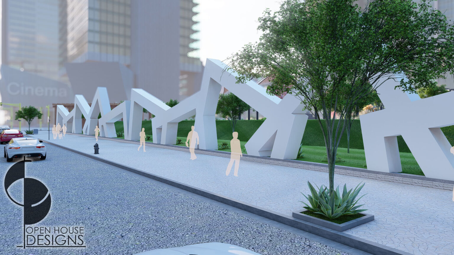 Roadside Feature Wall - Concepts by Open House Designs