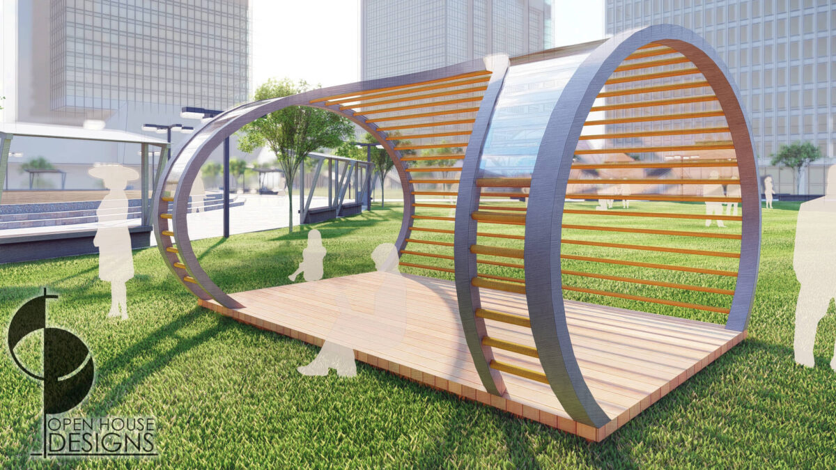 Kiosk Design acts as a multifunctional space - OpenHouseDesigns