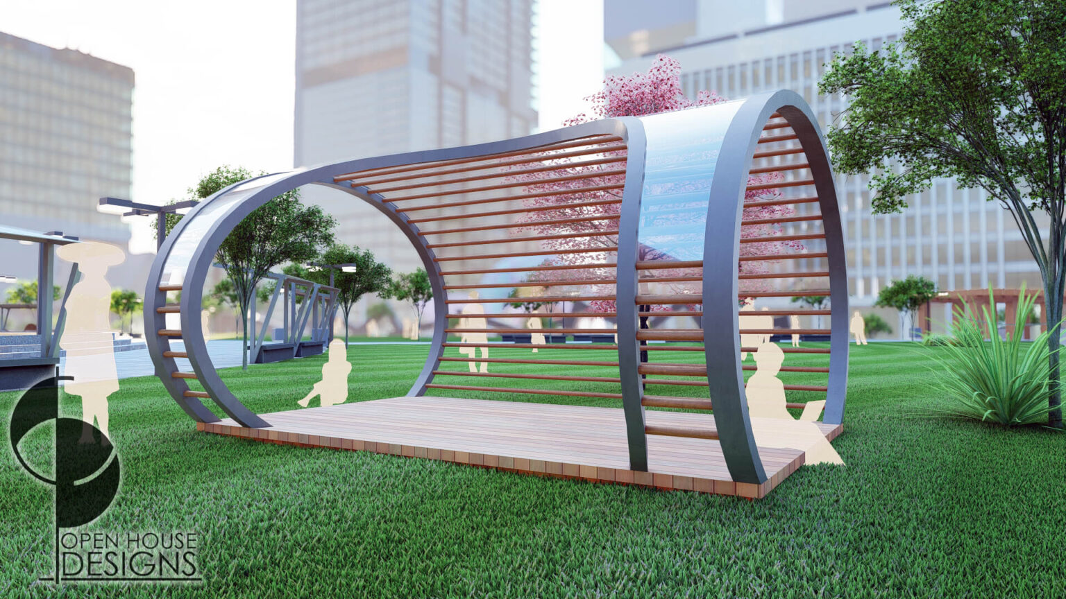Kiosk Design acts as a multifunctional space - OpenHouseDesigns