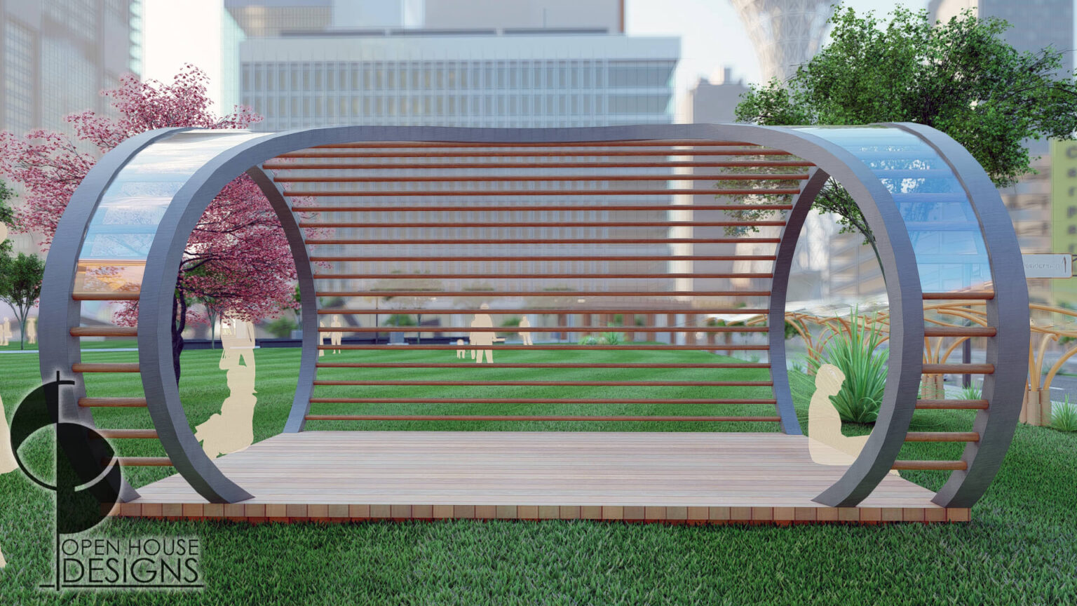 Kiosk Design acts as a multifunctional space - OpenHouseDesigns