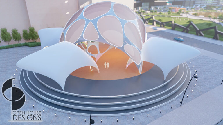 Parametric Concept Pavilion with amazing lighting - OpenHouseDesigns