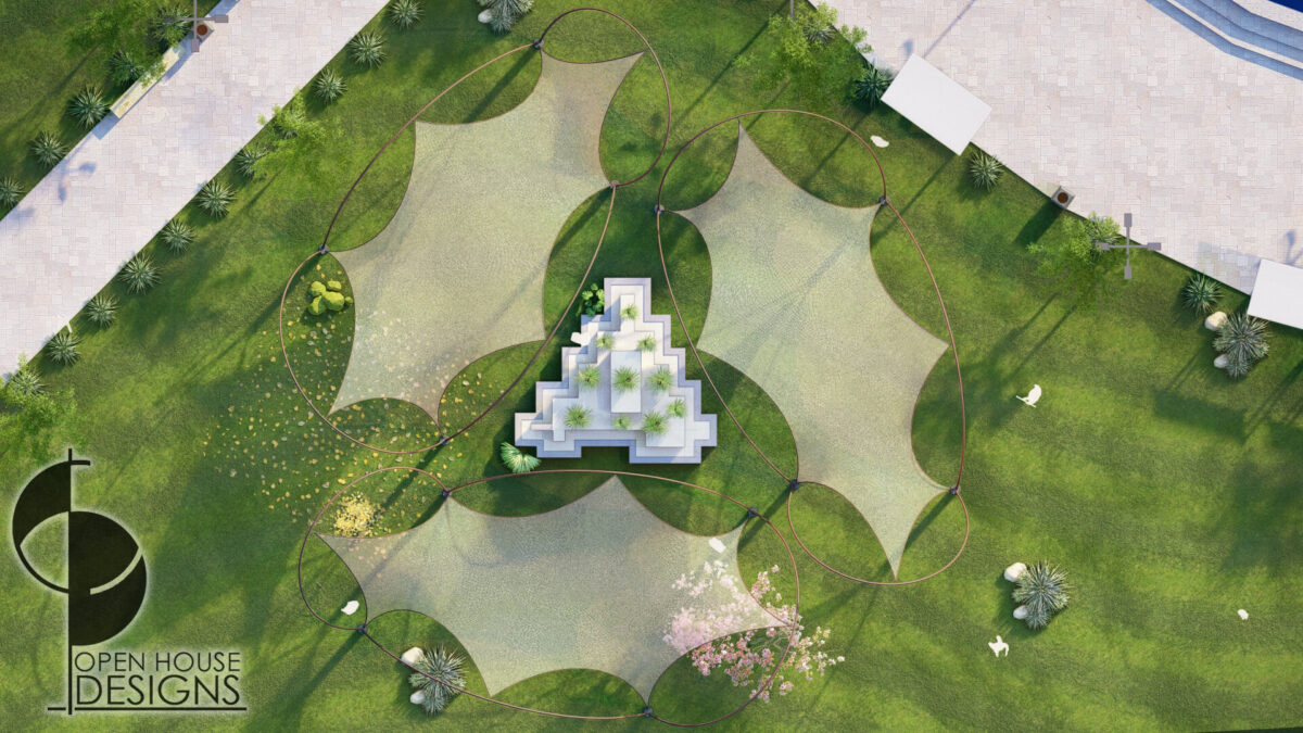 Parametric Pavilion for Central Park in Downtown - OpenHouseDesigns