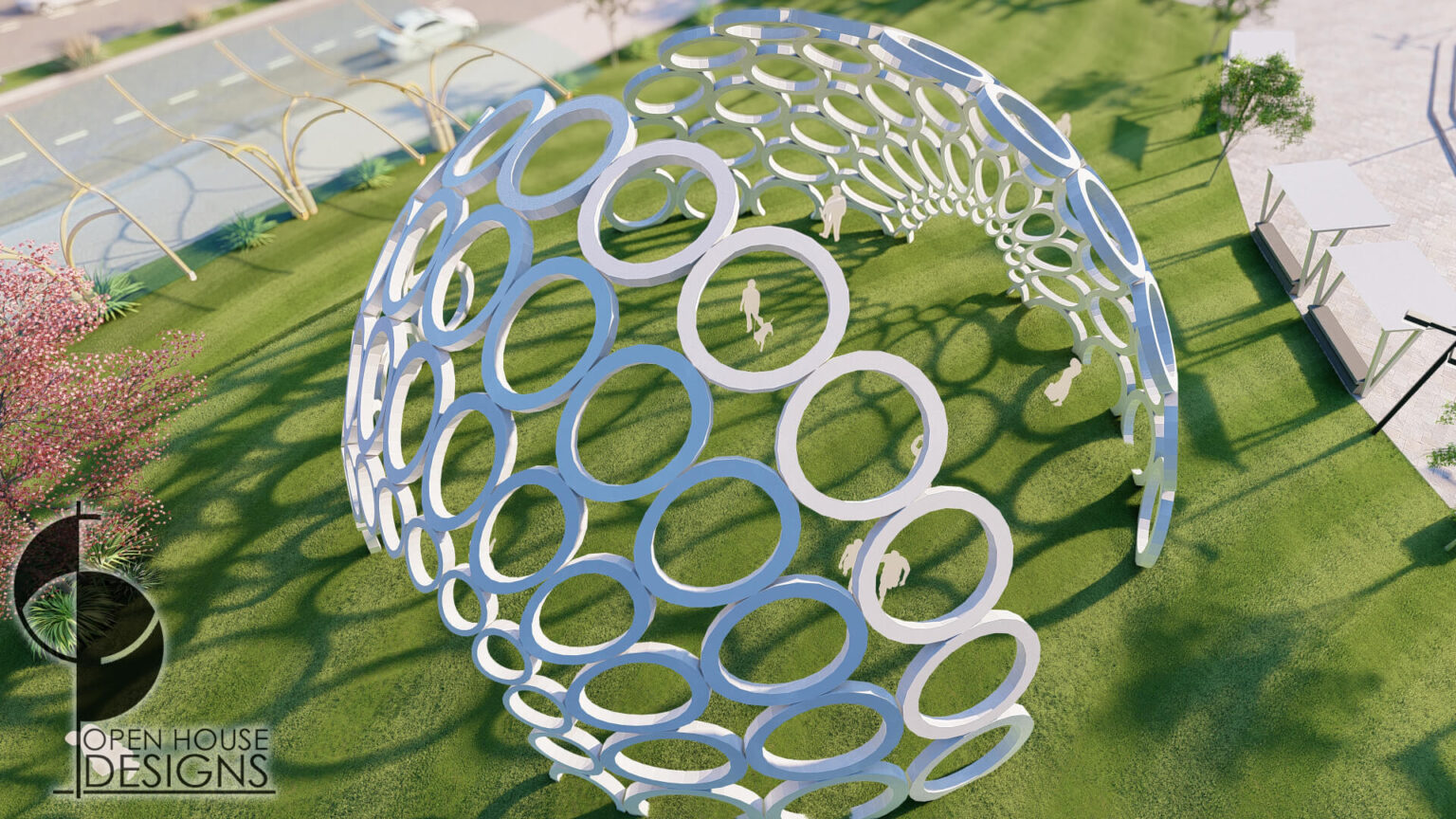 Dome Parametric Installation - Concept Designs - OpenHouseDesigns