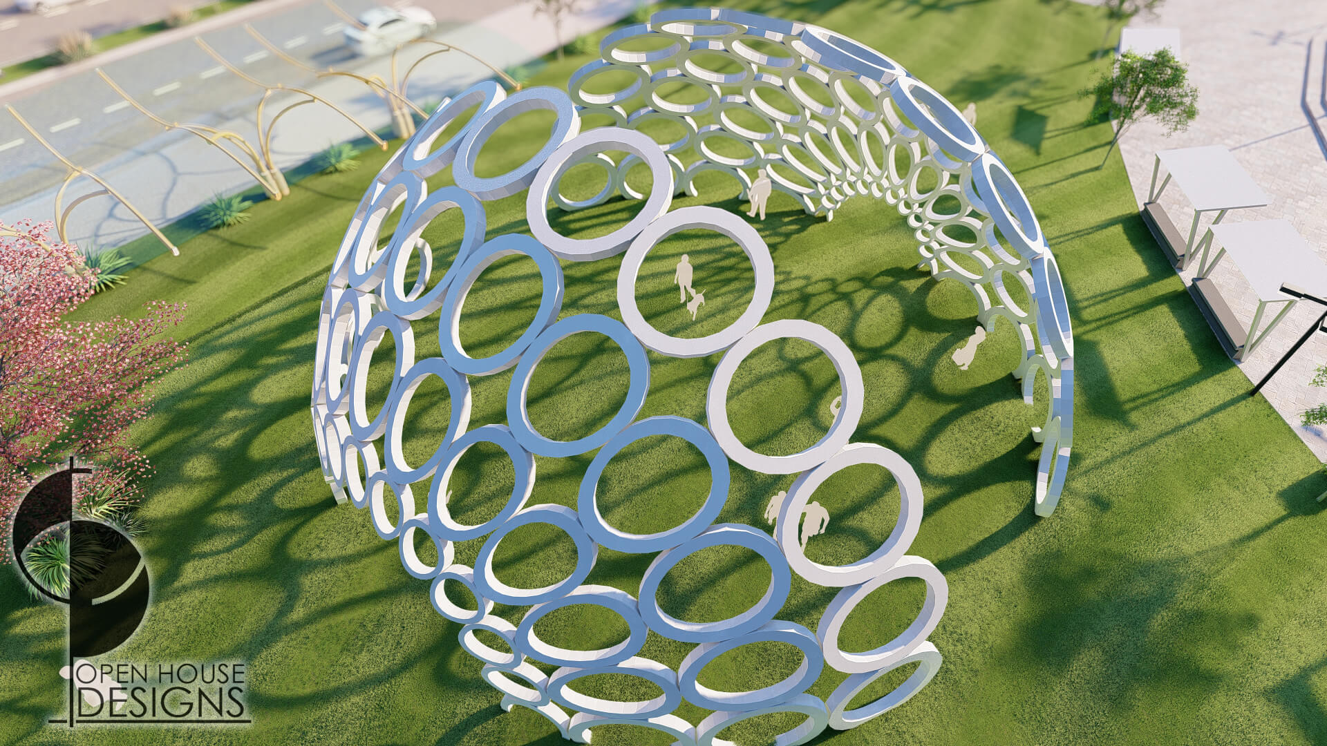 Dome Parametric Installation - Concept Designs - OpenHouseDesigns