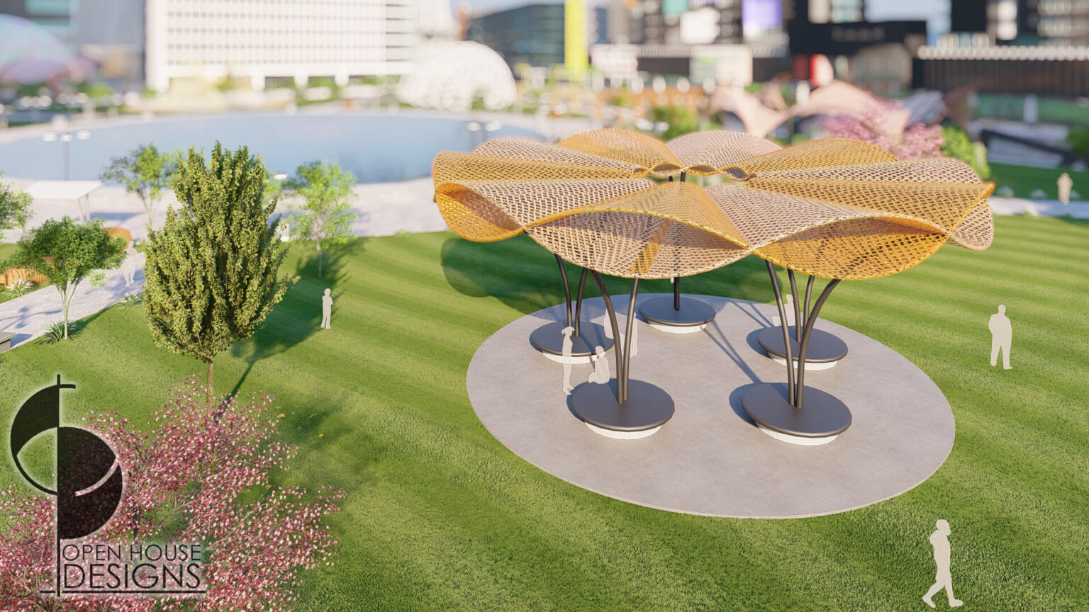 Parametric Gazebo Concept Ideas for public spaces - OpenHouseDesigns