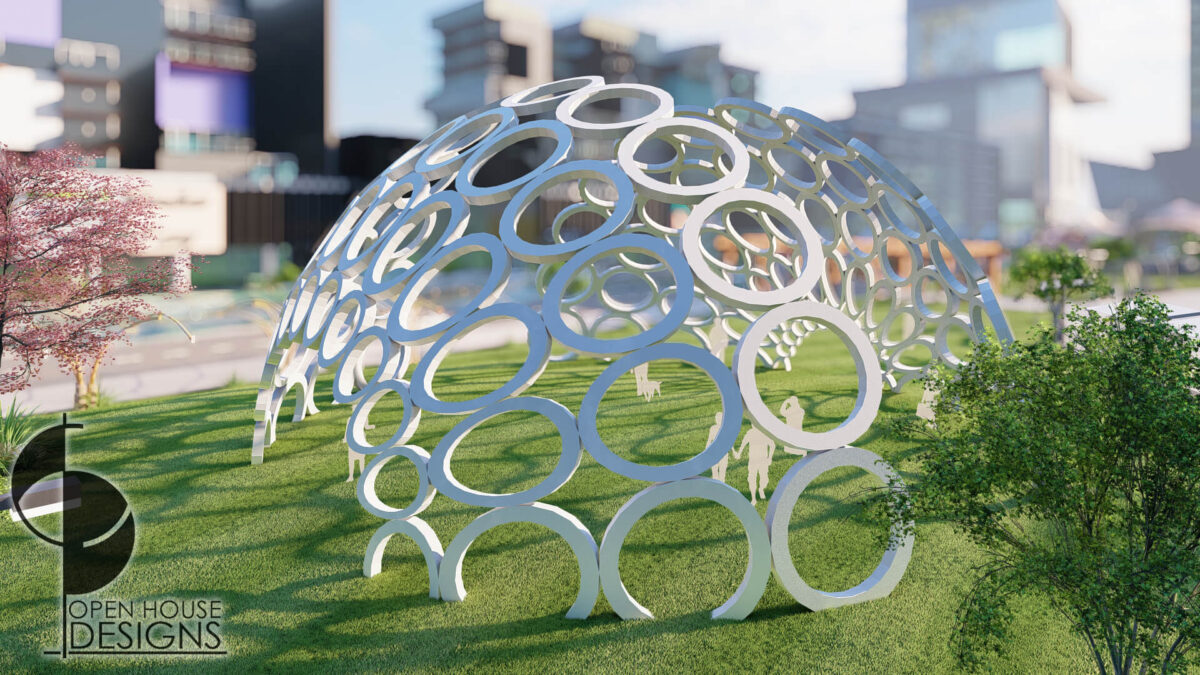 Dome Parametric Installation - Concept Designs - OpenHouseDesigns