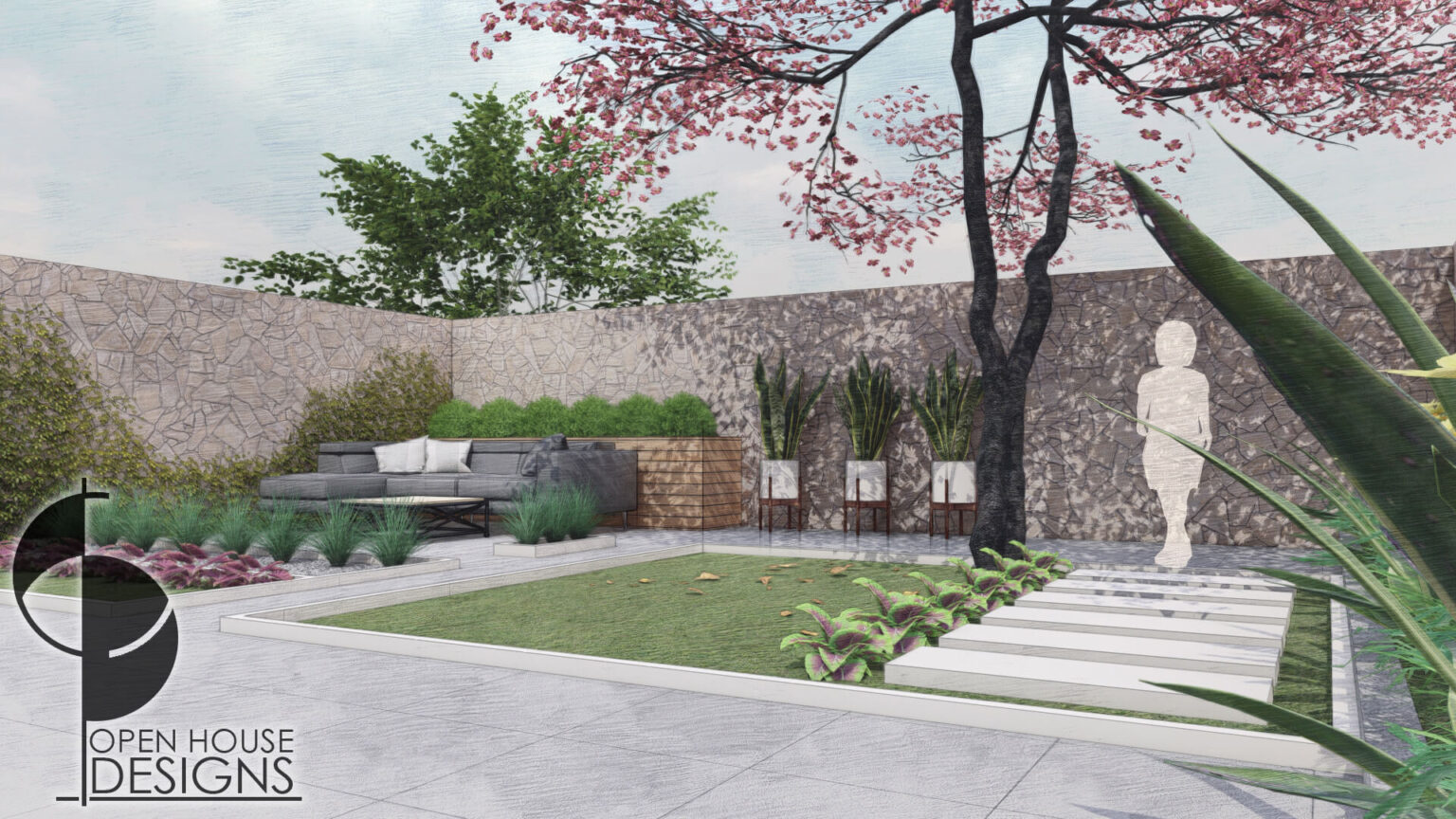 10 Landscape Designs Ideas For Front of House - OpenHouseDesigns