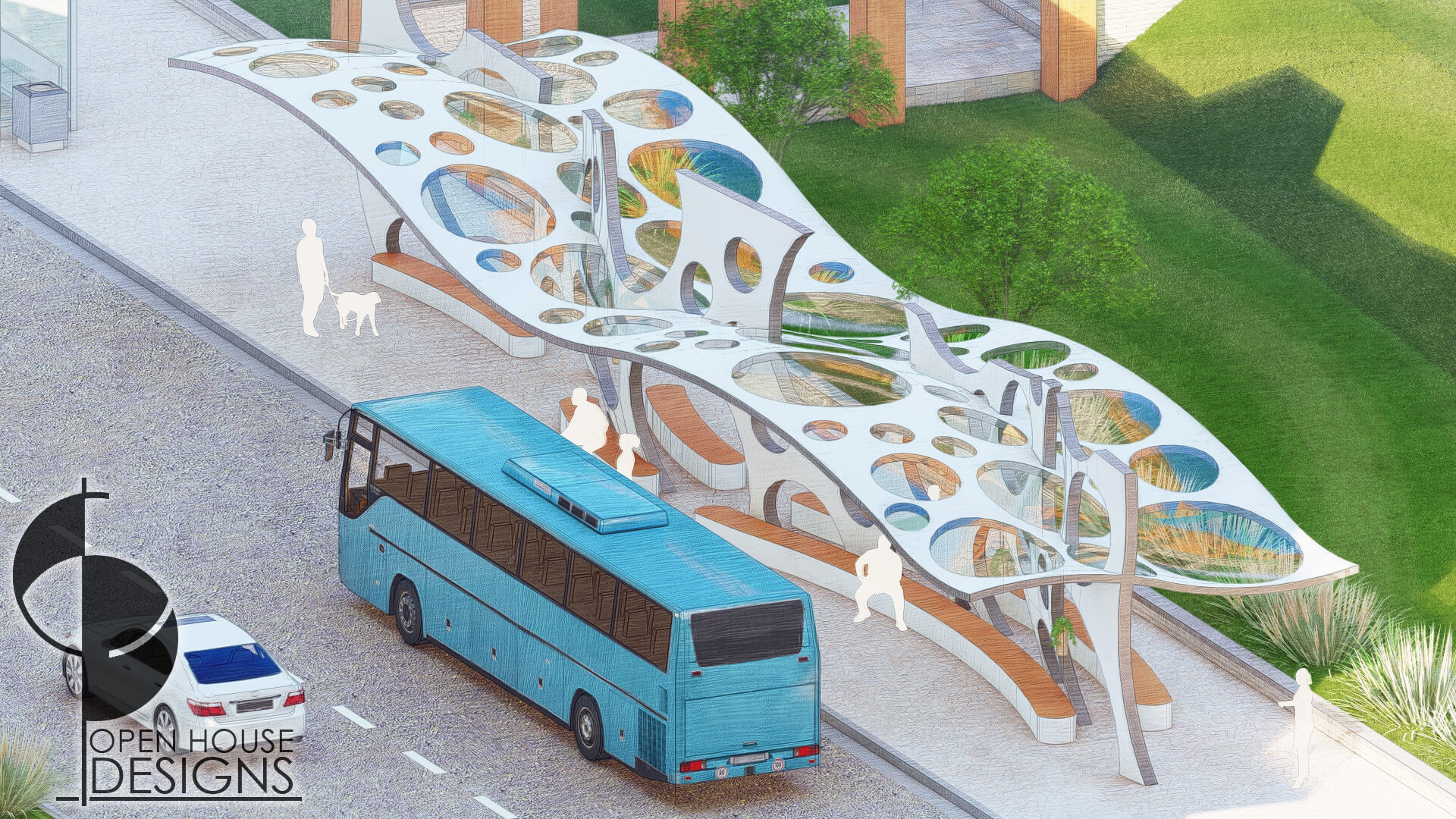 Parametric Design that play with Form and Void - OpenHouseDesigns