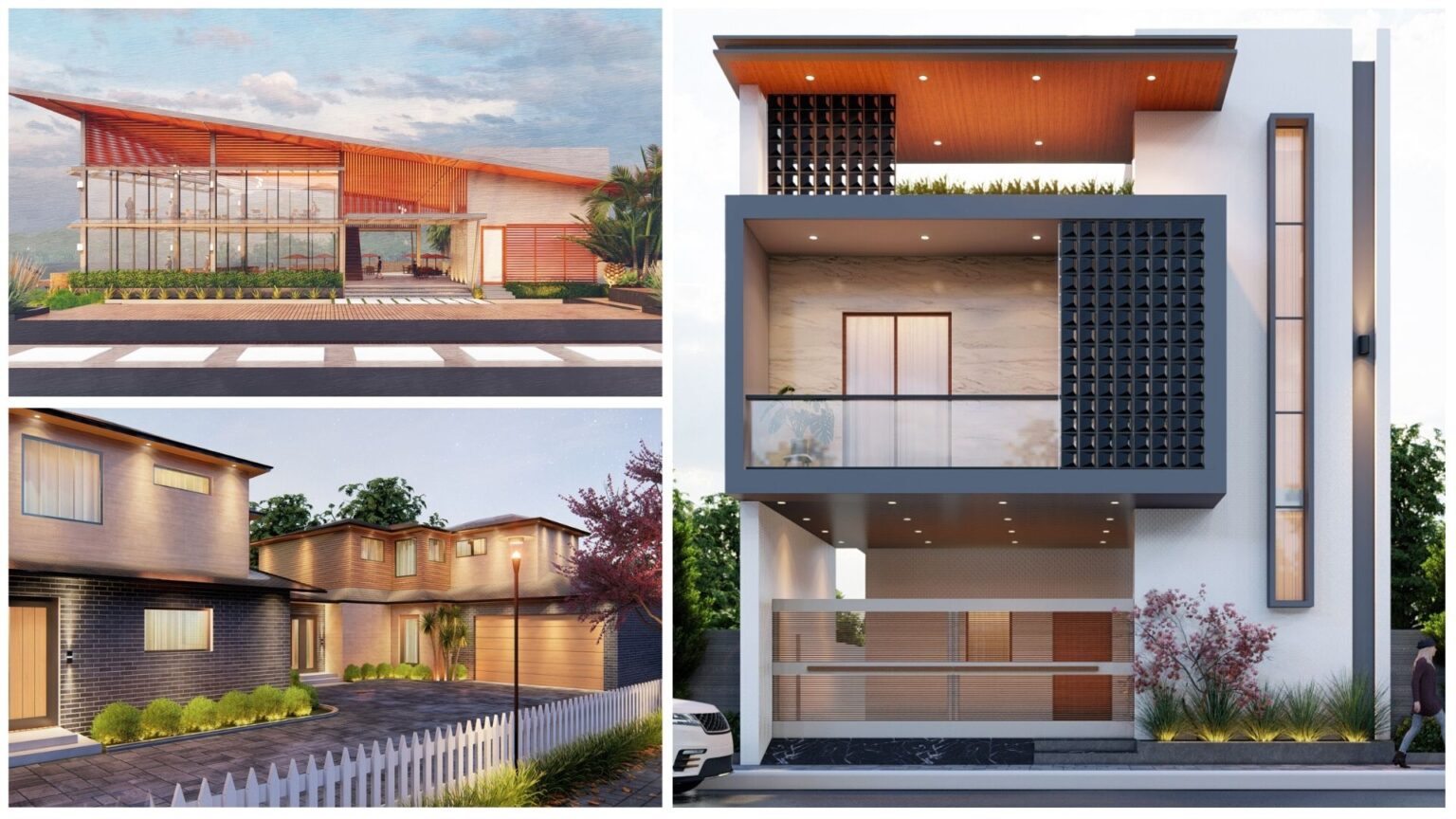 21 Modern Exterior Facade Ideas for Elegant Houses