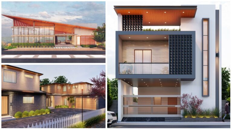 21 Modern Exterior Facade Ideas for Elegant Houses