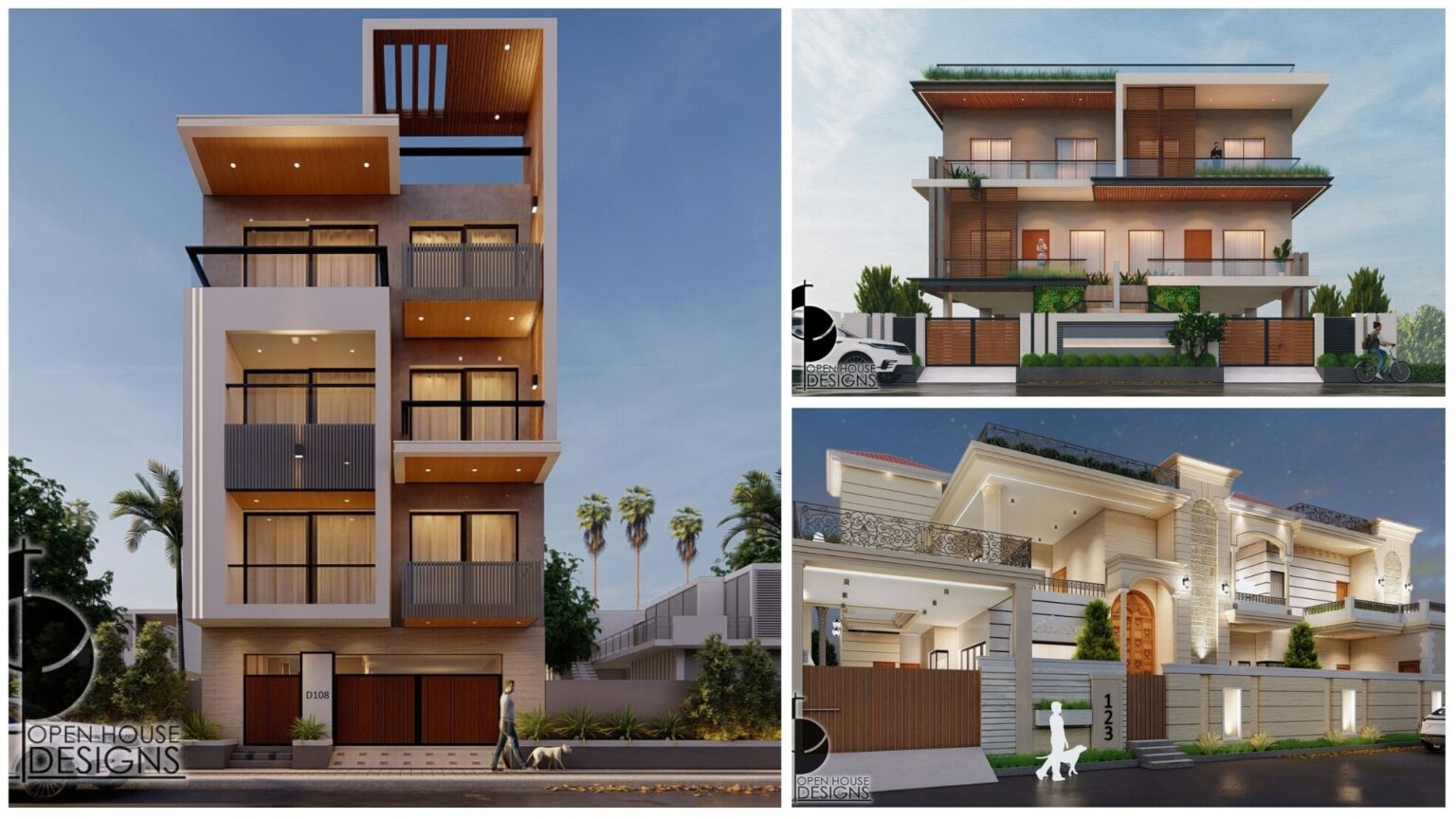 18 Modern House Design Ideas by Open House Designs - OpenHouseDesigns