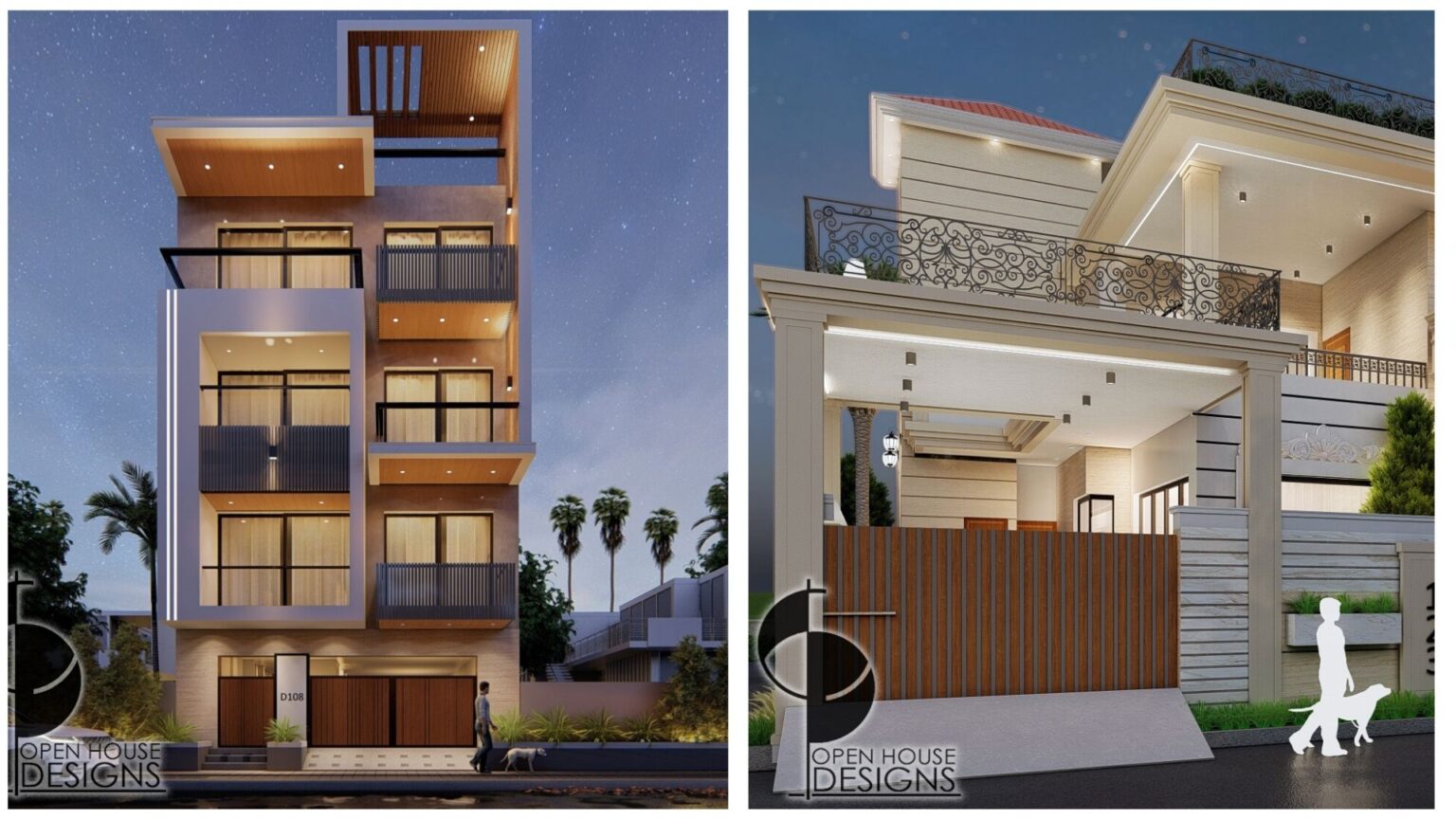 14 Contemporary Residence Elevation Design with Spacious Balconies ...