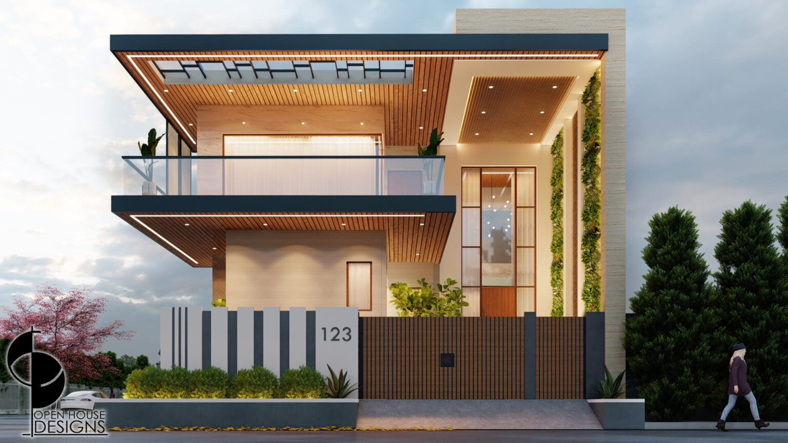 12 Town House Design Ideas with Amazing Concept - OpenHouseDesigns