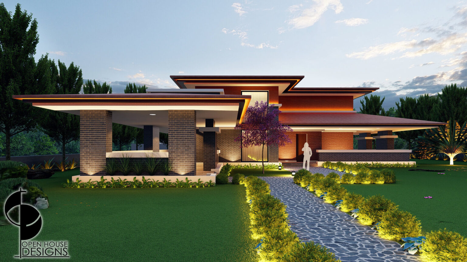 12 Classical Elevation Designs by Open House Designs - OpenHouseDesigns