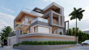 Luxury house with modern aesthetics - OpenHouseDesigns