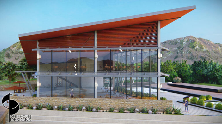 Water Front resort with stunning views - OpenHouseDesigns