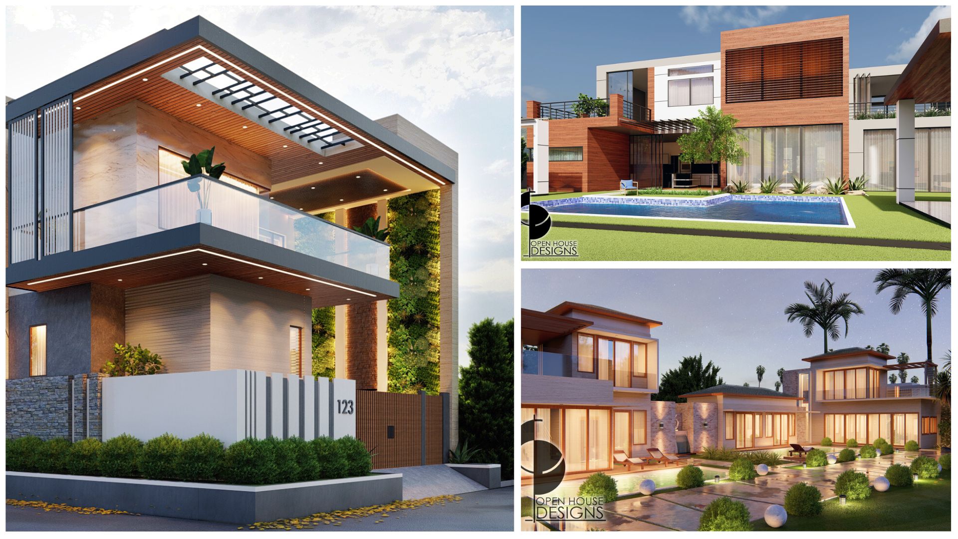 10+ Amazing Luxury Villa Exterior Design - OpenHouseDesigns