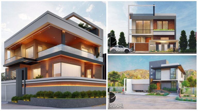 18+ Facade Design & Rendering Ideas - OpenHouseDesigns