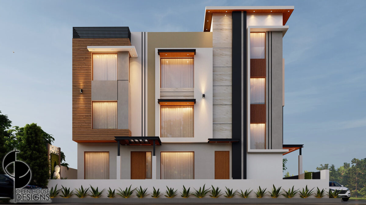 14 Classical Elevation Designs by Open House Designs - OpenHouseDesigns