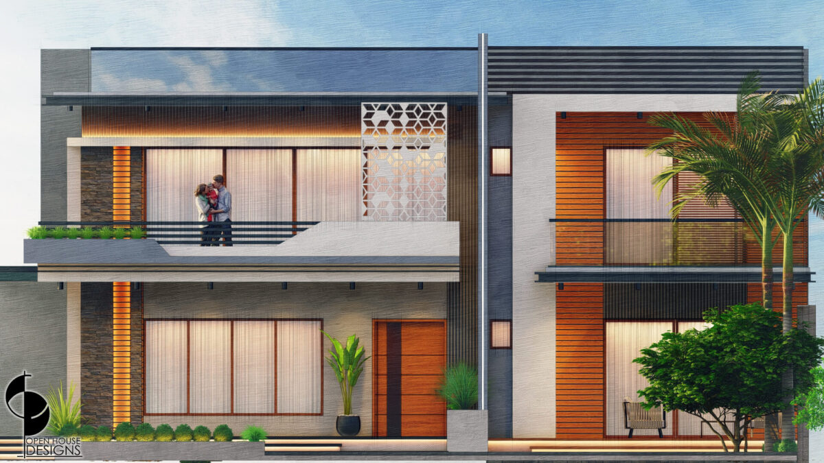 14 Classical Elevation Designs by Open House Designs - OpenHouseDesigns