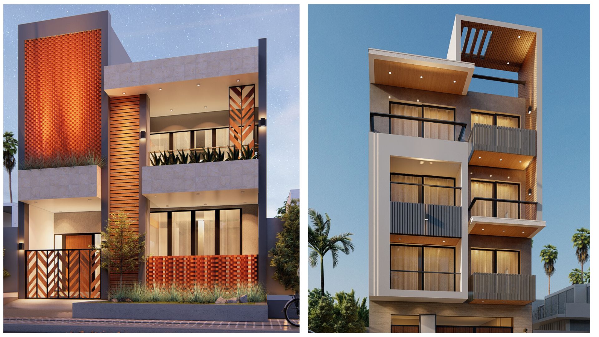 10 Elevation Design for Residential Buildings - OpenHouseDesigns