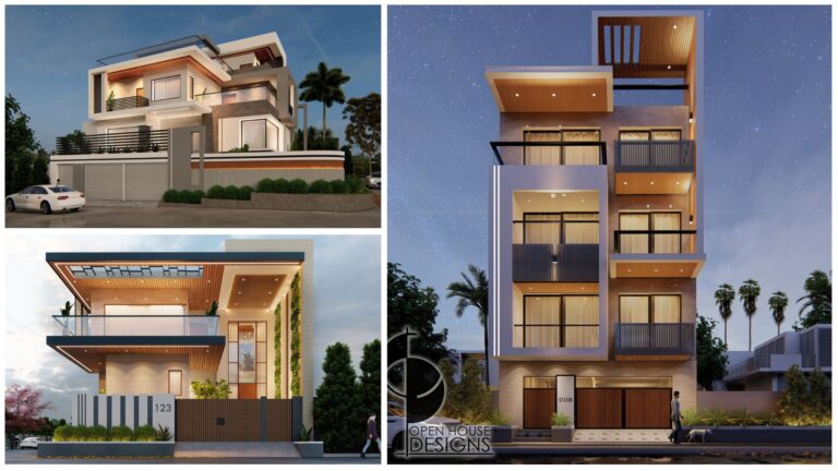 16 Unique Façade Design Ideas for Your Home - OpenHouseDesigns