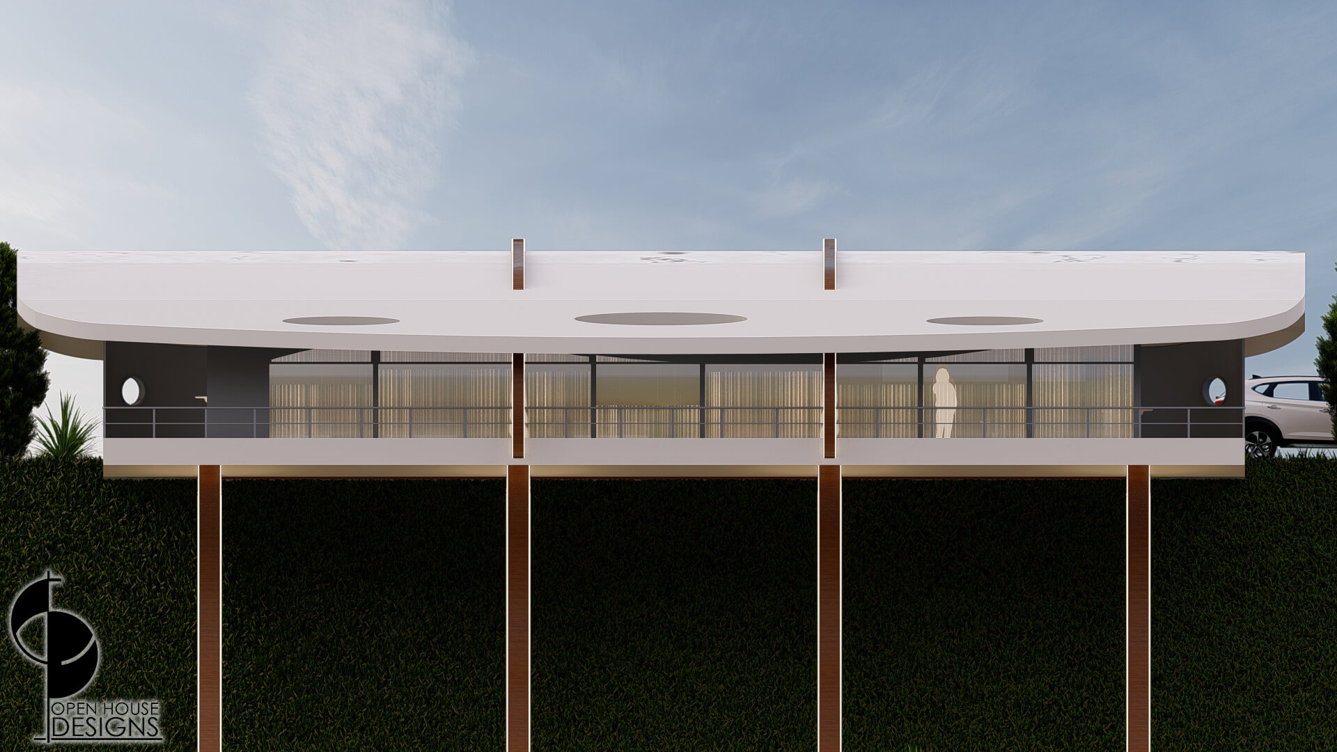 Lake Side Residence Visualization by Open House Designs - OpenHouseDesigns